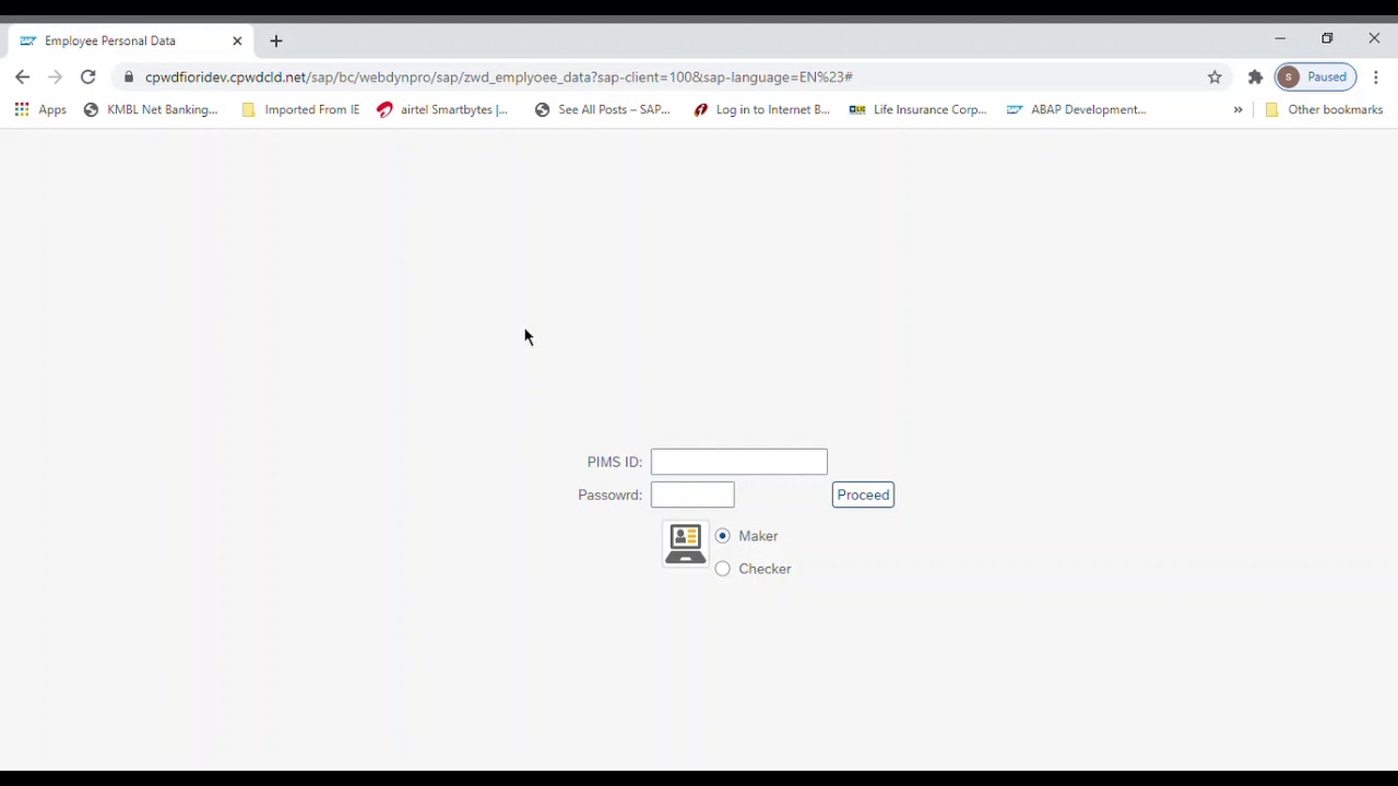 ERP in CPWD Digitalization of Service Book, Maker lever Details ...