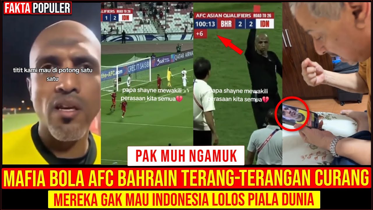 Kontroversi Wasit Ahmed Al Kaf: Media Asing Soroti Kecurangan Dalam Laga Indonesia vs Bahrain ...