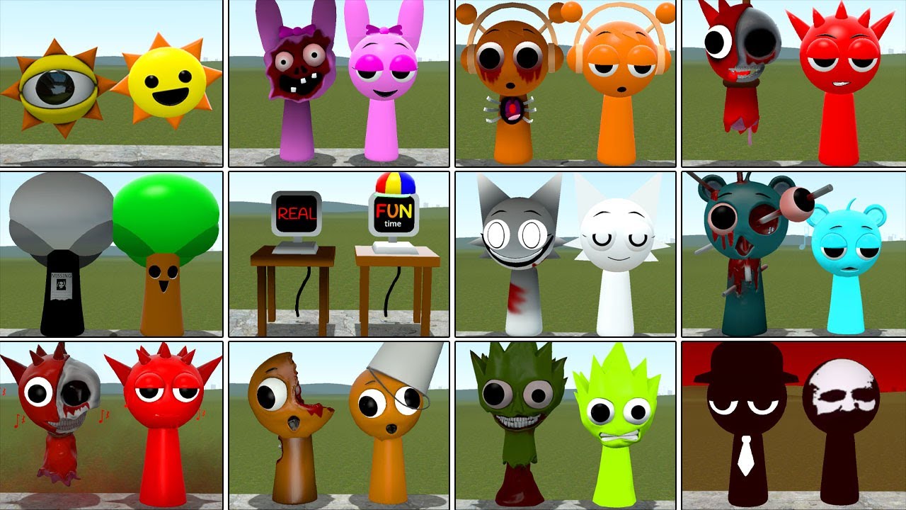 NORMAL VS CURSED NIGHTMARE Sprunki In Garry's Mod - YouTube