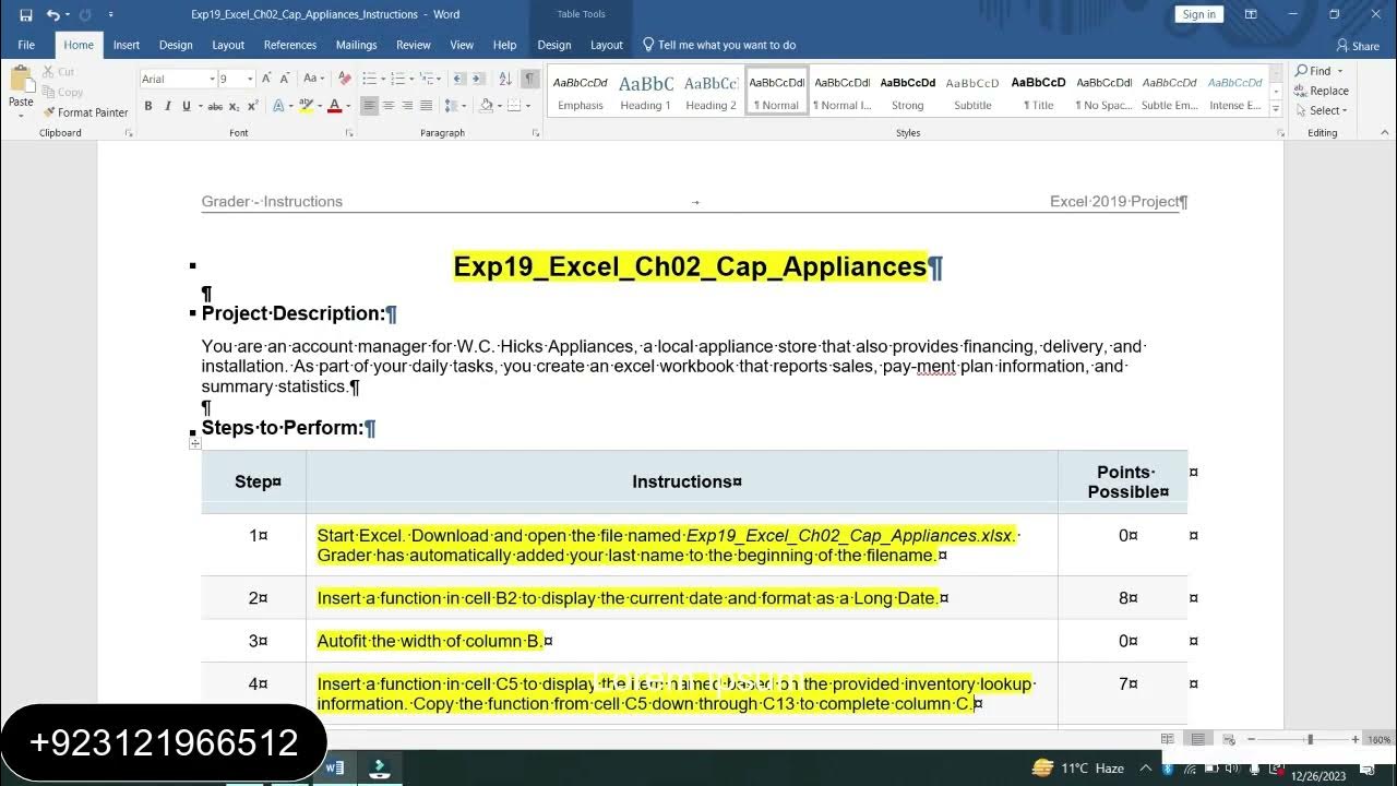 Exp19_Excel_Ch02_Cap_Appliances | Exp19_Excel_Ch02_Cap_Appliances | Full Course Deal Contact Us ...