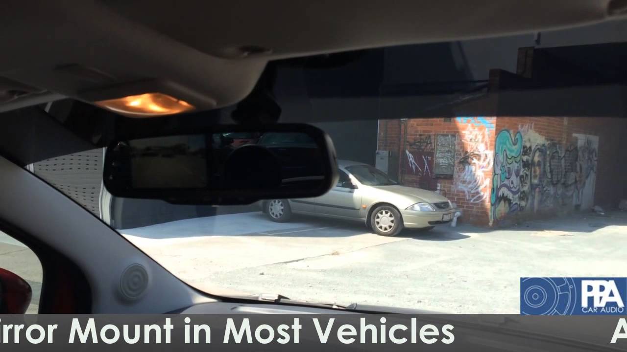 rear view reversing mirror camera guide lines reversing safety driving ...