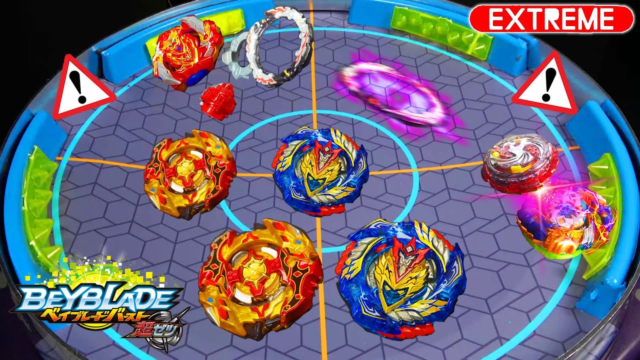 EPIC BEYBLADE BURST CHO-Z TURBO SPIKE KING DOOM STADIUM MARATHON ...