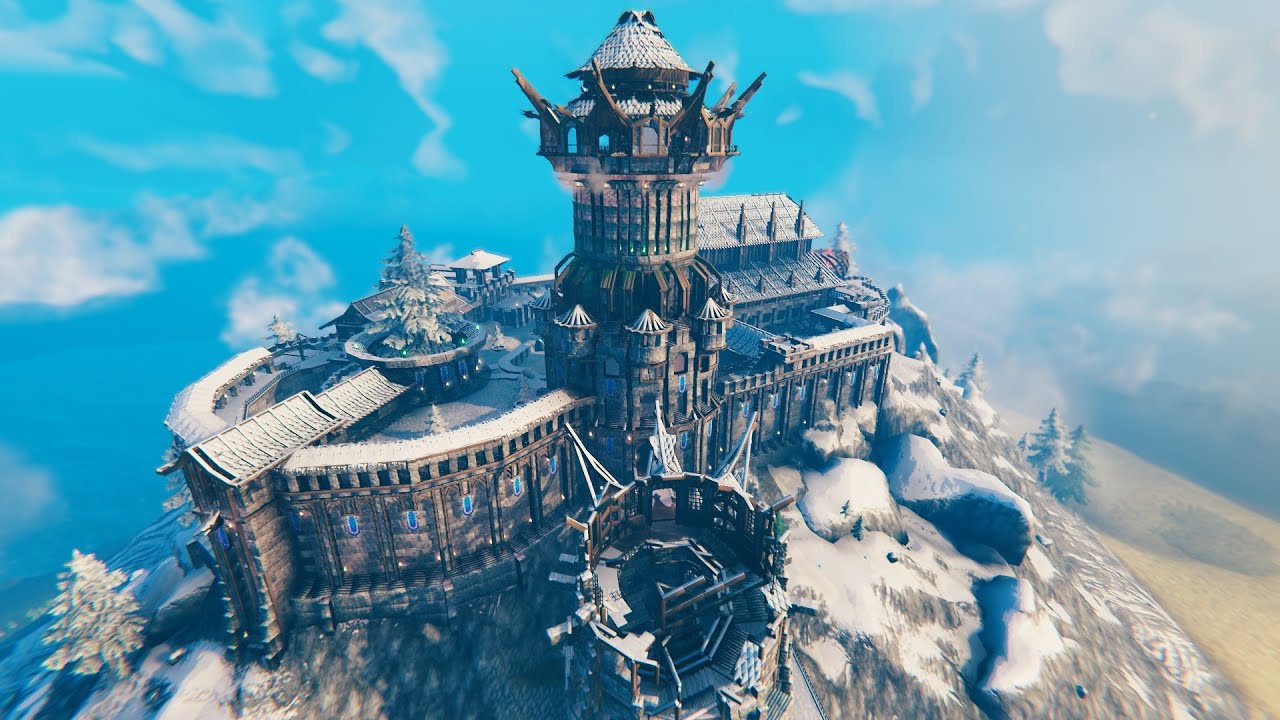 [TOUR] My epic Valheim castle - YouTube