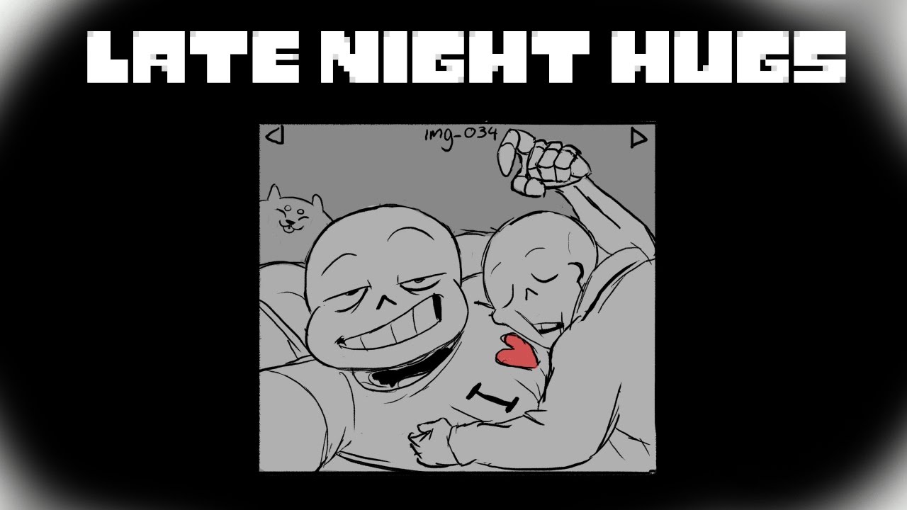 Late Night Hugs UNDERTALE comic dub short - YouTube