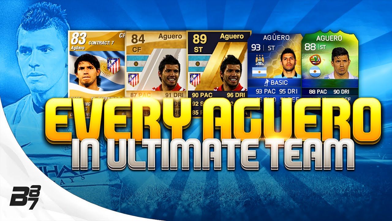 EVERY SERGIO AGUERO CARD ON FIFA ULTIMATE TEAM! - YouTube