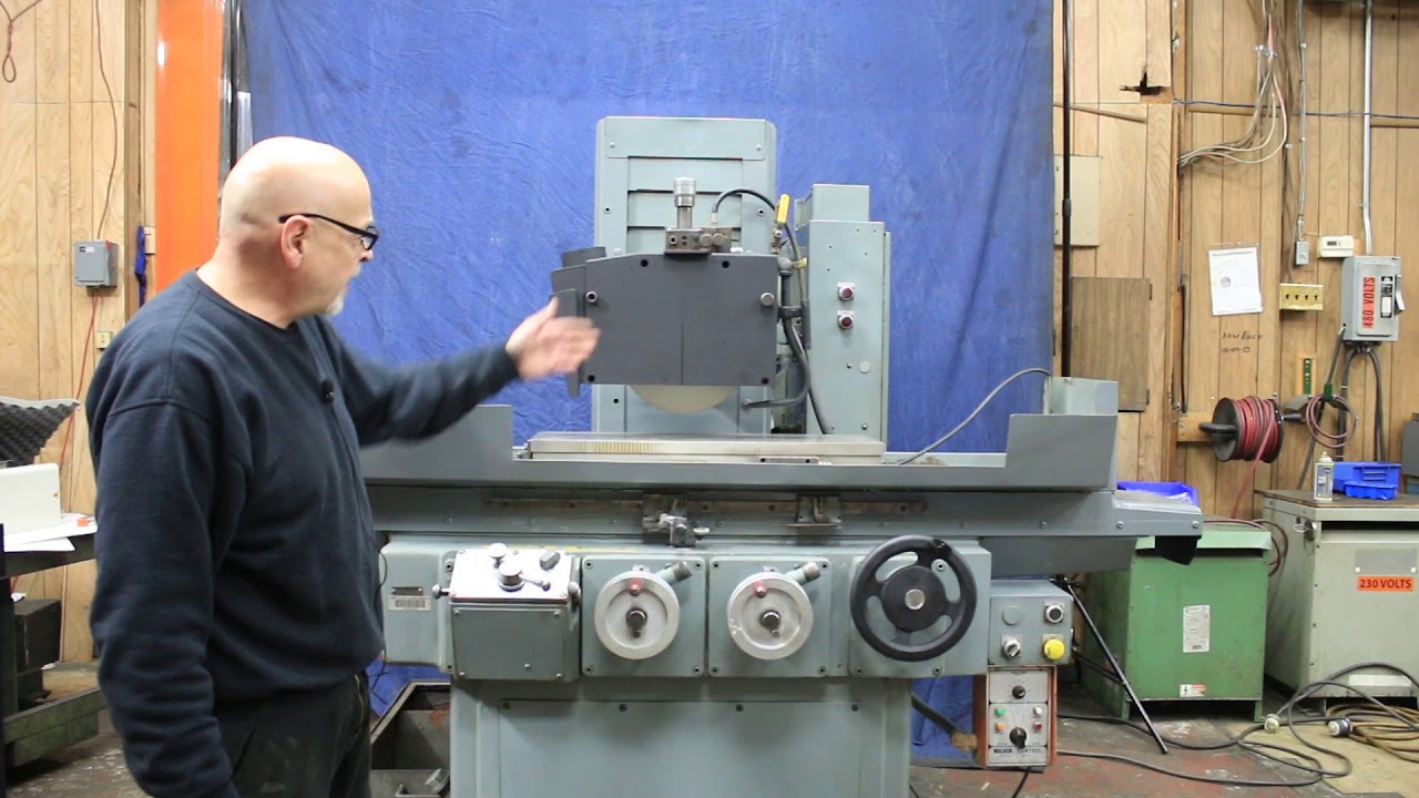 10" X 30" BROWN & SHARPE HYDRAULIC SURFACE GRINDER - YouTube