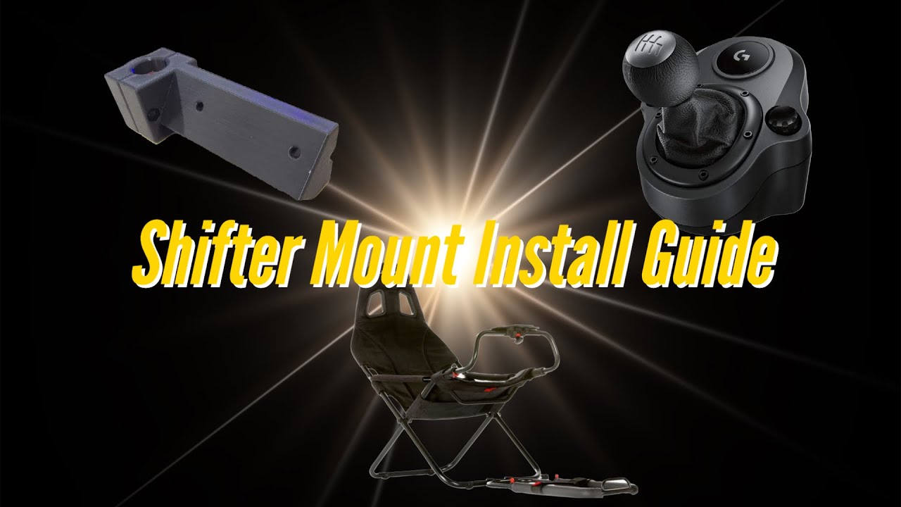 Playseat Challenge G-Force Shifter Mount Installation Guide - YouTube