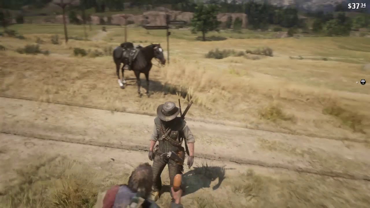 RDR 2 - Wagon Attack - YouTube