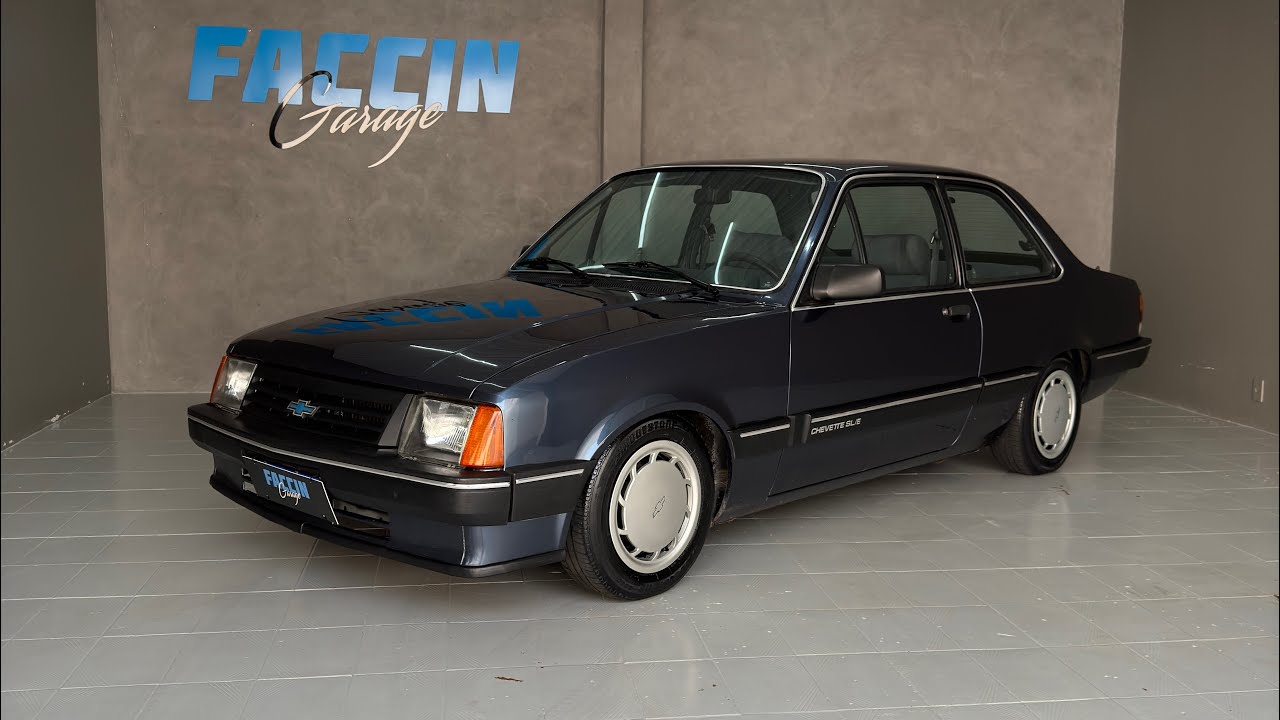Chevette SL/E 1990 Azul com interior azul ? - YouTube