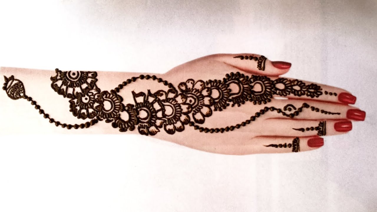 HINA EASY STYLISH LATEST BEAUTIFUL MEHNDI DESIGN / ARABIC BEAUTIFUL ...