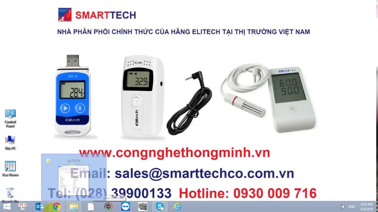 HƯỚNG DẪN SỬ DỤNG NHIỆT ẨM KẾ TỰ GHI ELITECH (Official Version from SmartTech Vietnam) - YouTube