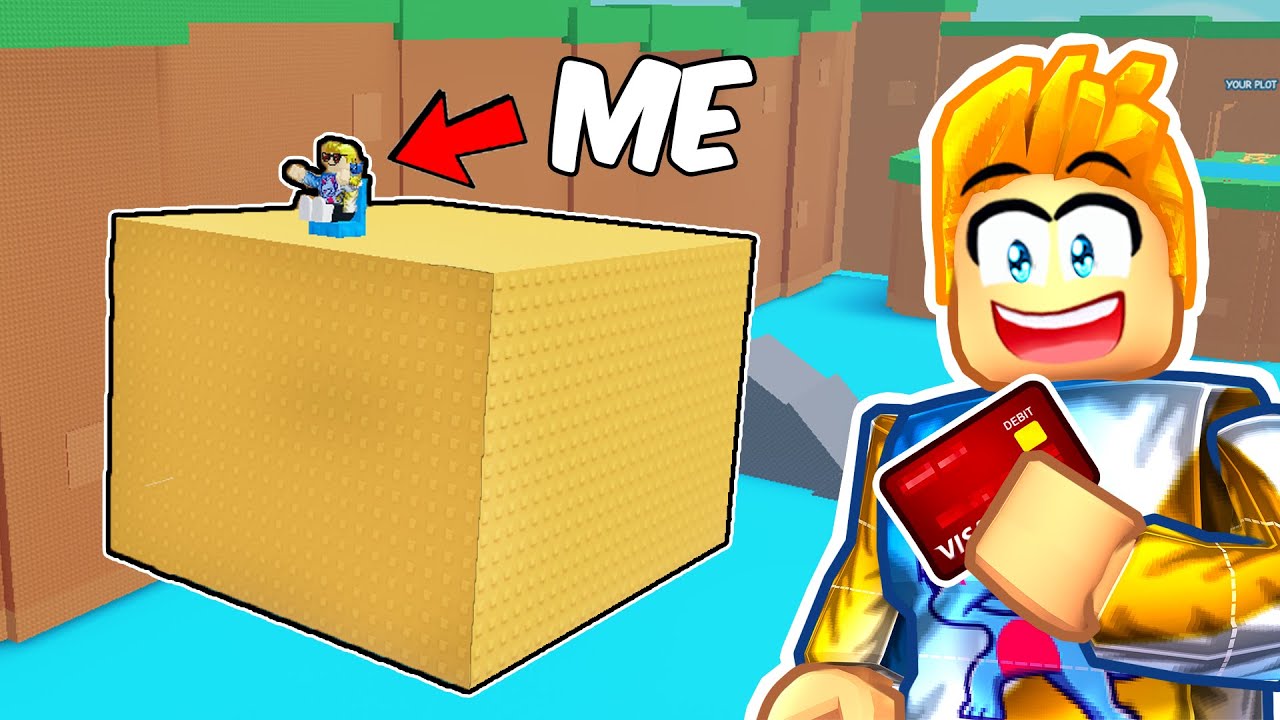 Spending $250,000 to Build the BIGGEST CUBE in Roblox Build a Plane ...