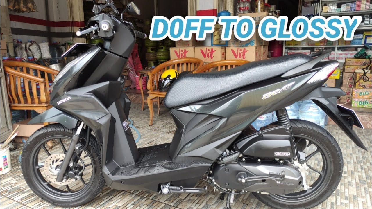Poles Doff To Glossy Honda Beat | Salon Motor Bogor - YouTube