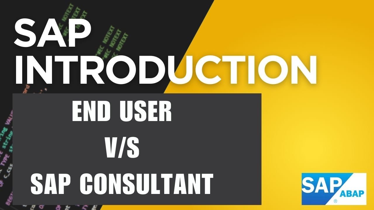 8 - SAP End user | Core User | Key User | Business User | Super User ...