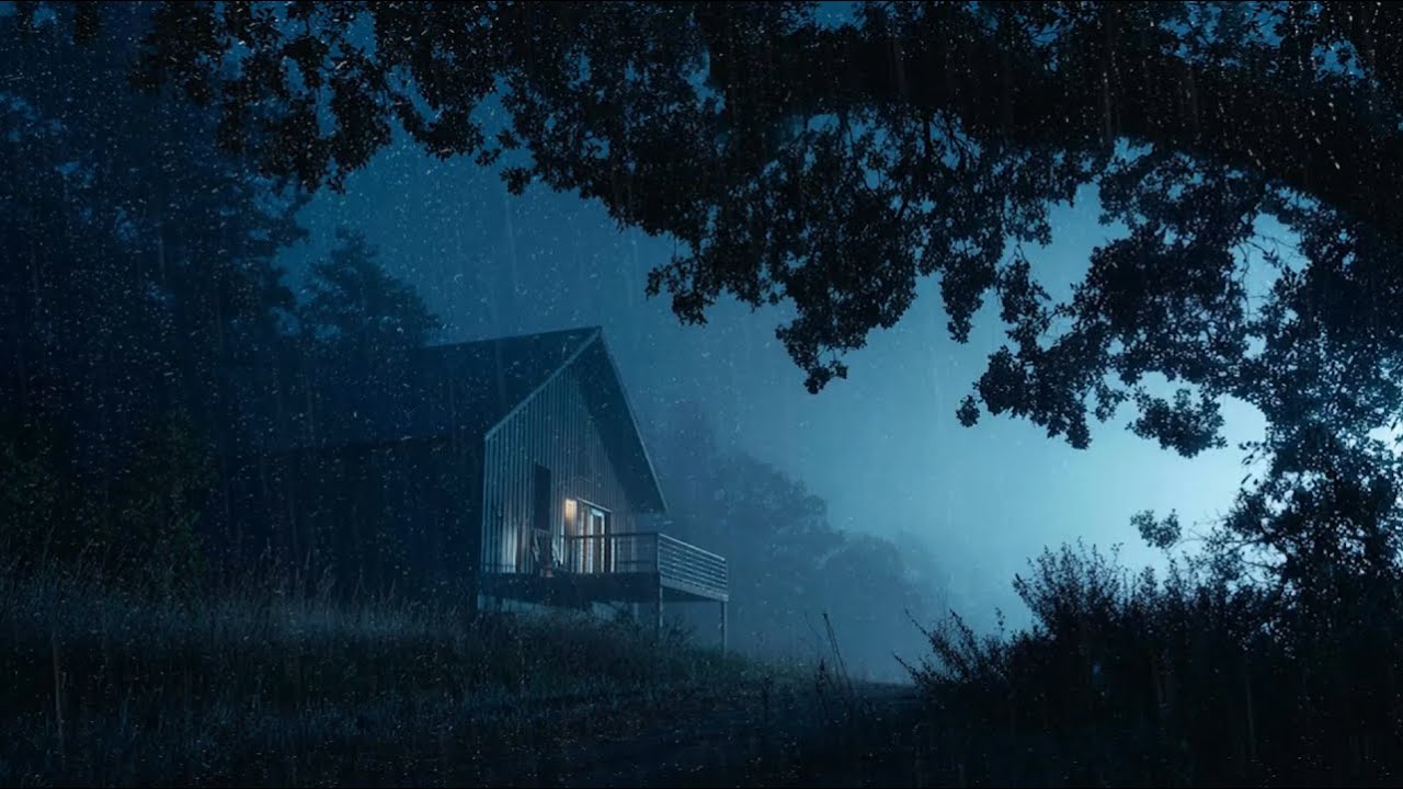 Forest Night Ambience with Lantern Light | Relaxing Nature Sounds for ...