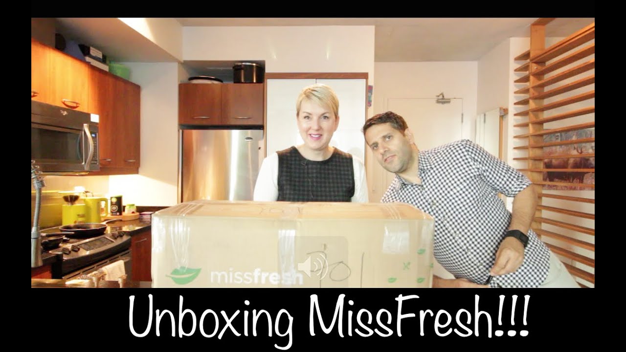 Unboxing MissFresh - Recipe Delivered Meal Recipe Kit In a Box - YouTube
