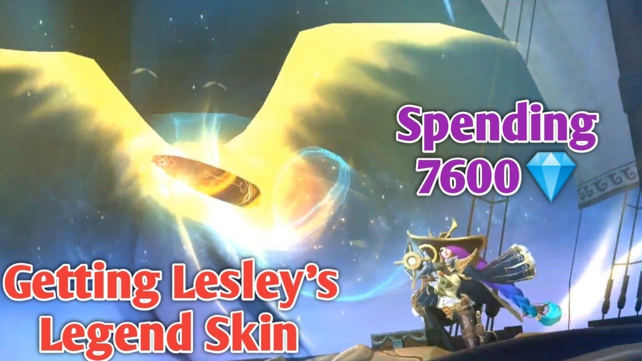 GETTING LESLEY LEGEND SKIN ON MY BIRTHDAY 🥰🥰🥰 | SPENDING 7600💎| FINALLY ...