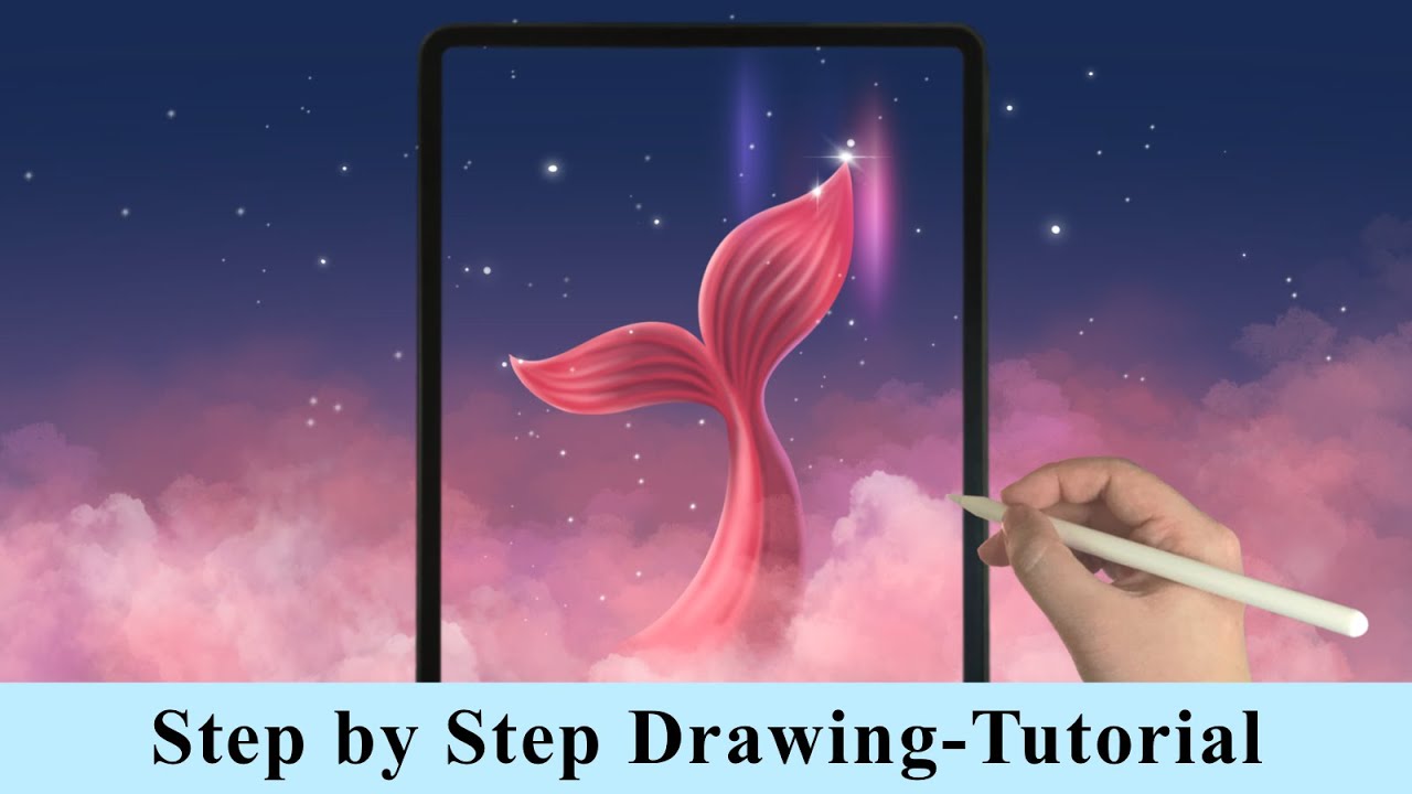 The Legendary Fish From the Sky iPad Procreate Drawing - Step by Step ...