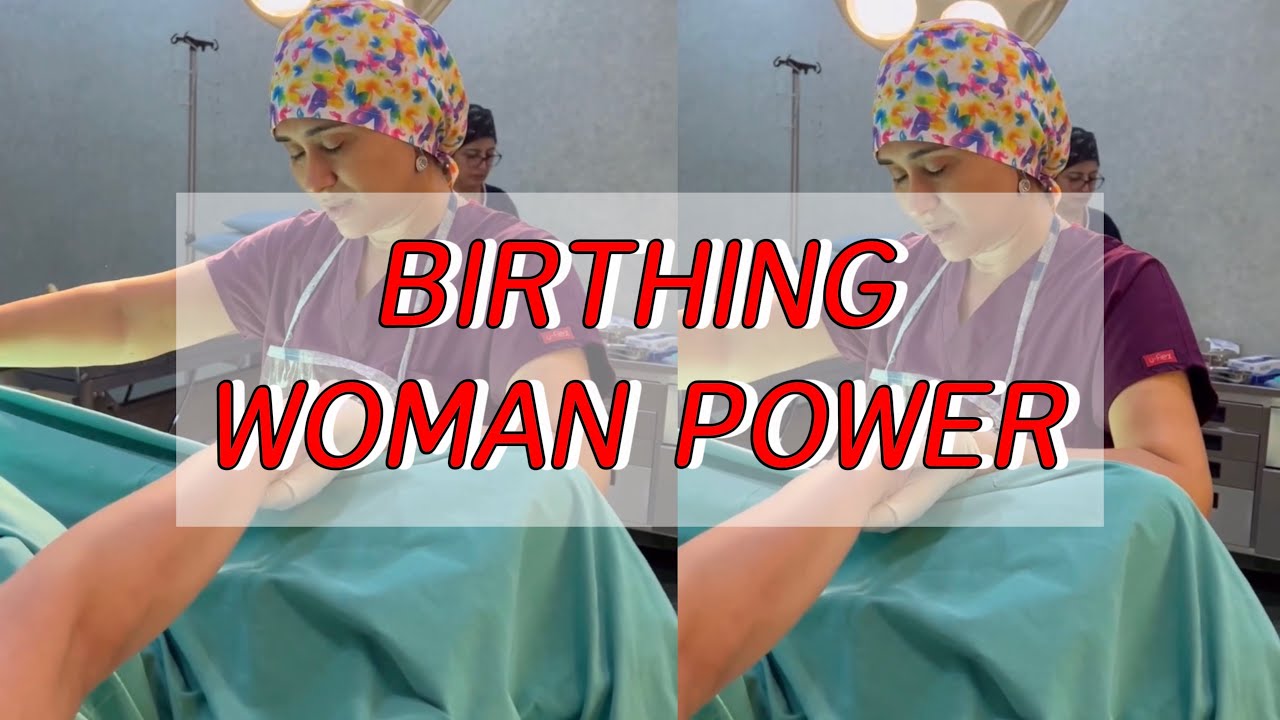 Birthing || woman birthing || woman assisting to birth ~ childbirth # ...