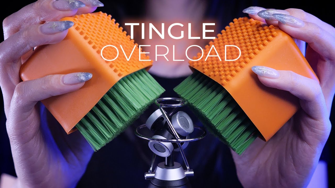 ASMR Stimulate Your Ears from 4 Directions~Tingle Overload! (No Talking ...