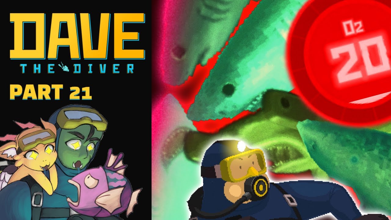 Dave The Diver, No... It's Dave The SHARK HUNTER 🐟 Dave The Diver [21 ...