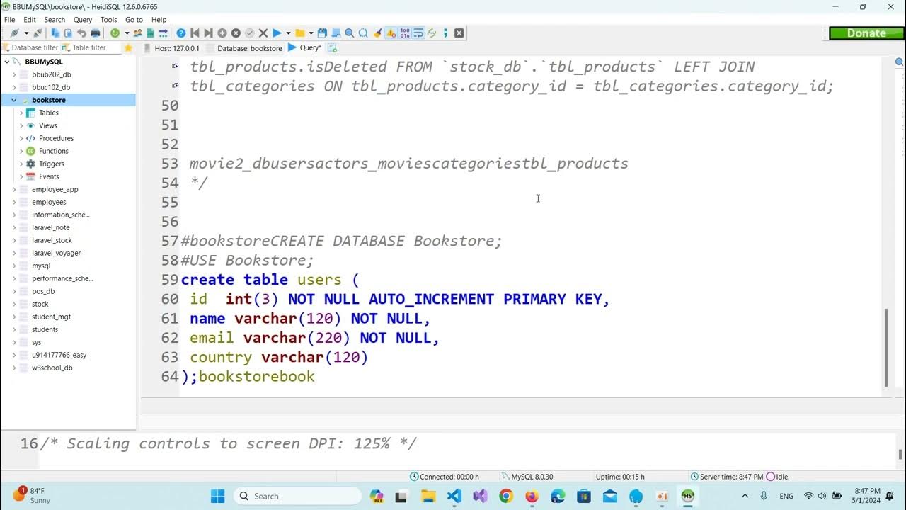 RoomC102 | Web Application | PHP Create Connection to MySQL Server - YouTube