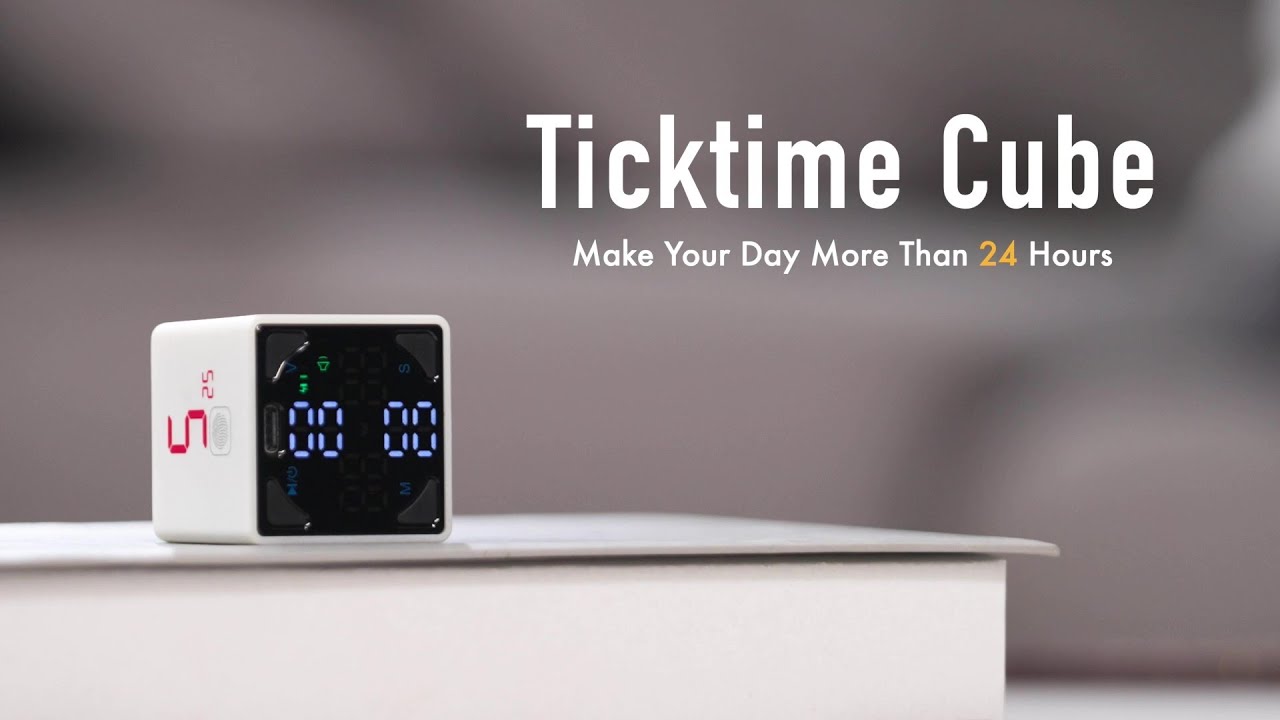 Ticktime Cube: Just Flip and GO! Efficient, Make Your Day More Than 24 Hours - YouTube