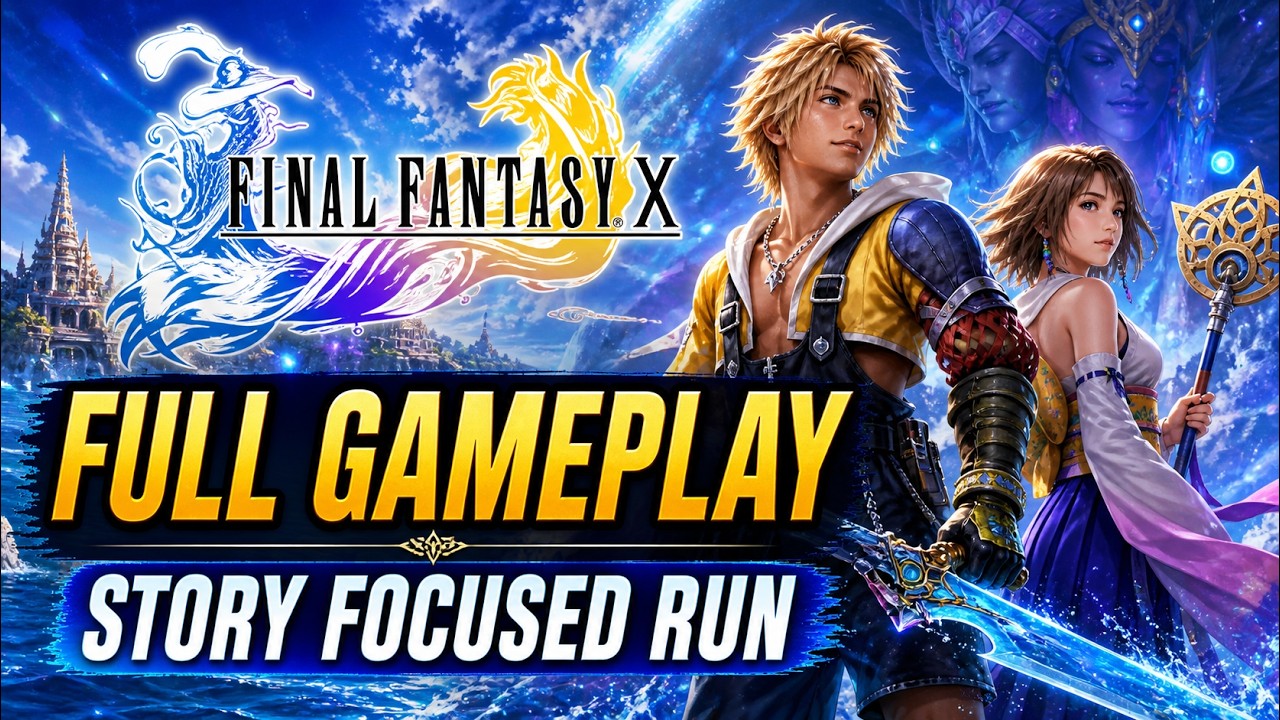 Final Fantasy X Remaster [Full Gameplay][JP/EN][Main Story Focused][No ...