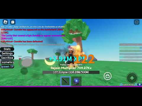 yet another roblox but every rejoin makes you stronger gameplay - YouTube
