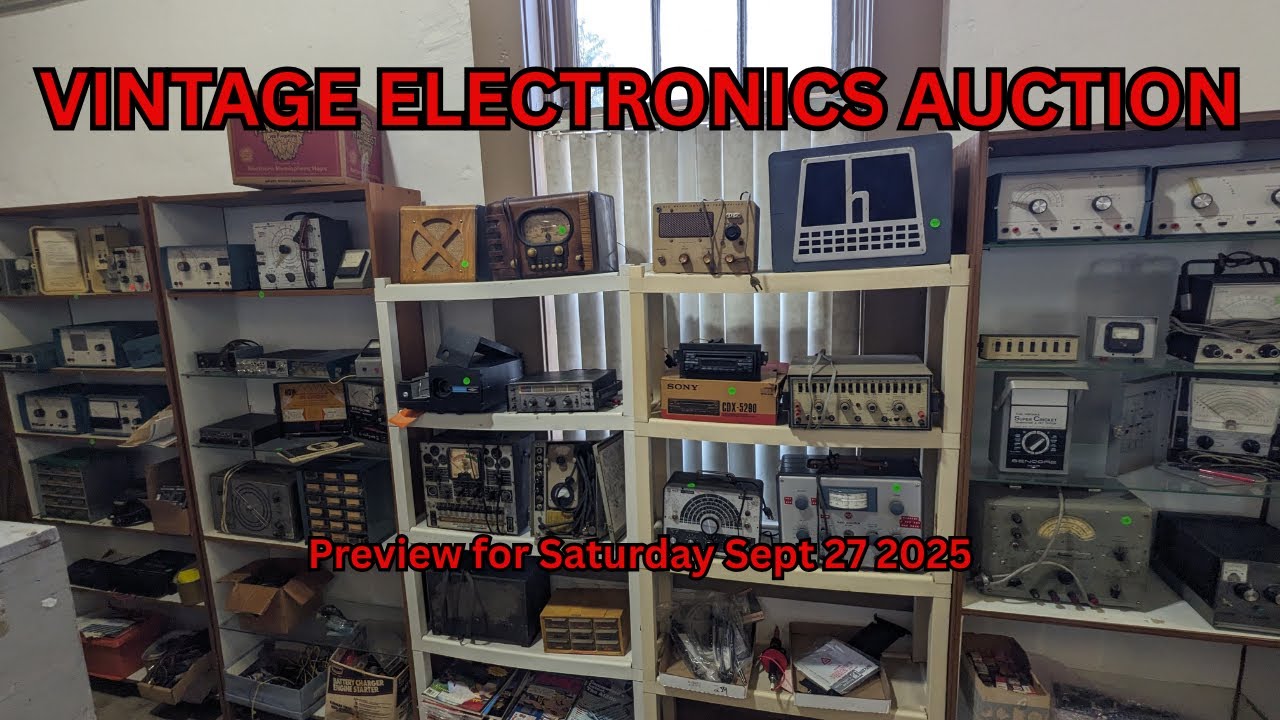 Vintage Electronics Auction Preview - YouTube