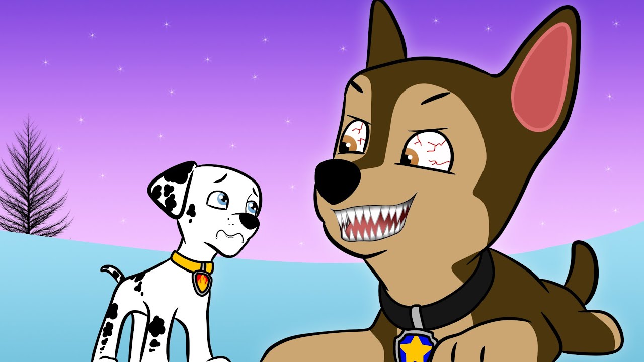 PAW Patrol Mighty Pups Rescue | Giant Chase VS Marshall | Cartoon ...