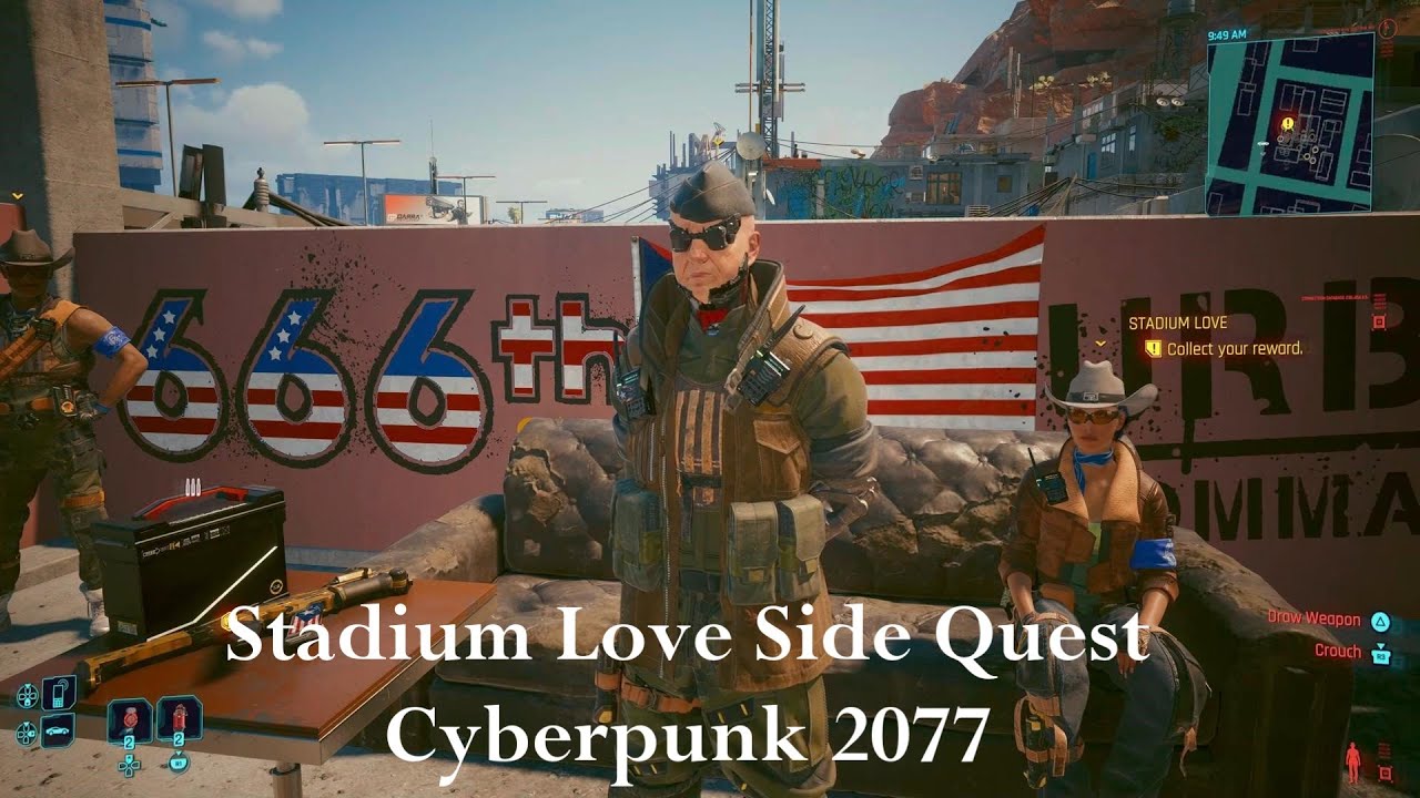 Cyberpunk 2077 Playthrough - Stadium Love Side Quest - YouTube