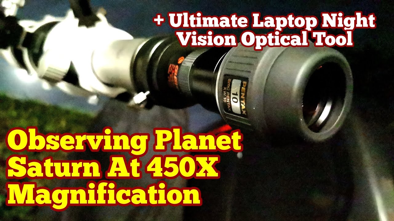 Observing Planet Saturn Near Edge On Rings, Skywatcher ED120 ...