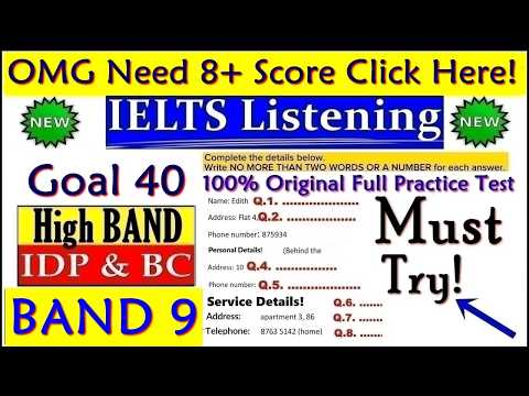 IELTS Listening Practice Test 2026 | New Real IELTS Exam With Answers | 19 Sep 2026
