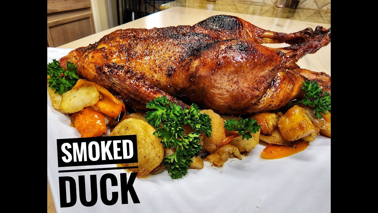 Smoked Duck | How to Smoke a Duck on a Charcoal grill - YouTube