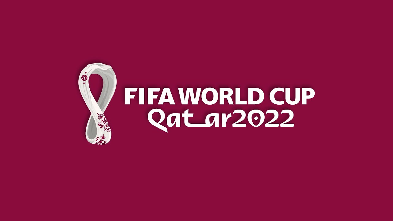 FIFA Qatar World cup 2022 logo Animation Maroon color Background. - YouTube