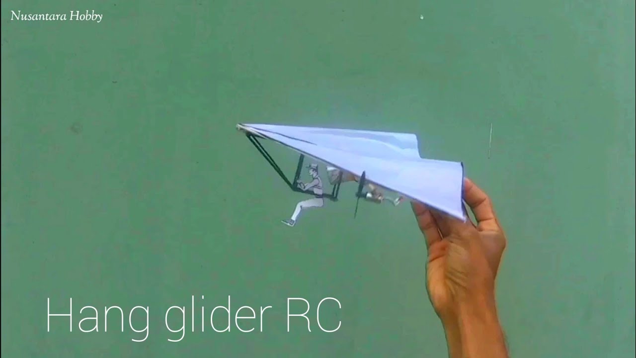 Membuat Gantole / Hang glider remot kontrol - how to build simple mini ...