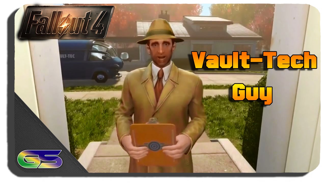 Fallout 4 - Where to Find the Vault Tech Representitive Guy and ...