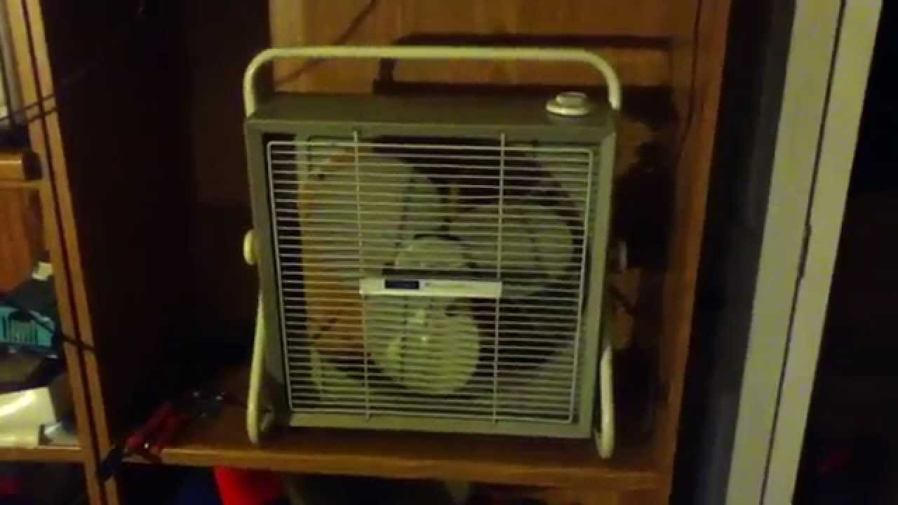 70s Sears Kenmore 14" Box Fan (Before Vid) - YouTube