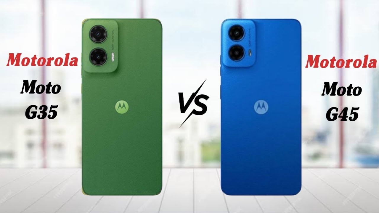 Motorola Moto G35 vs Motorola Moto G45 | Full Comparison - YouTube