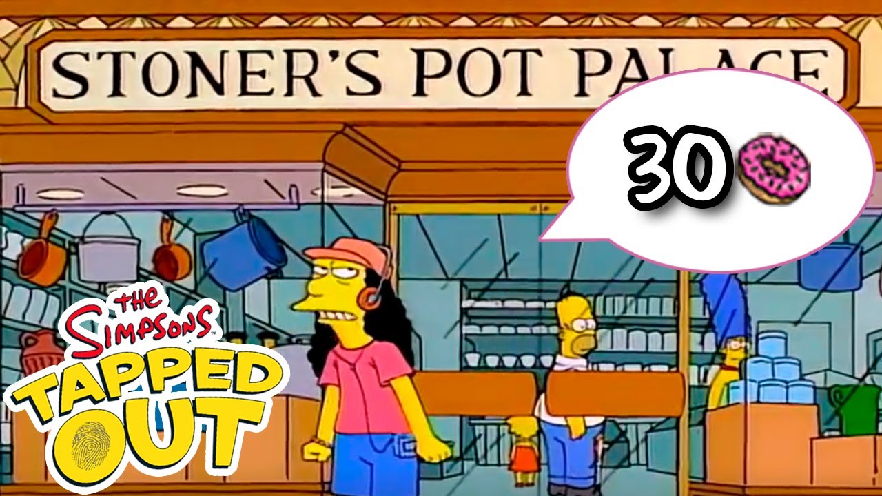 The Simpsons: Tapped Out - Stoner’s Pot Palace - YouTube