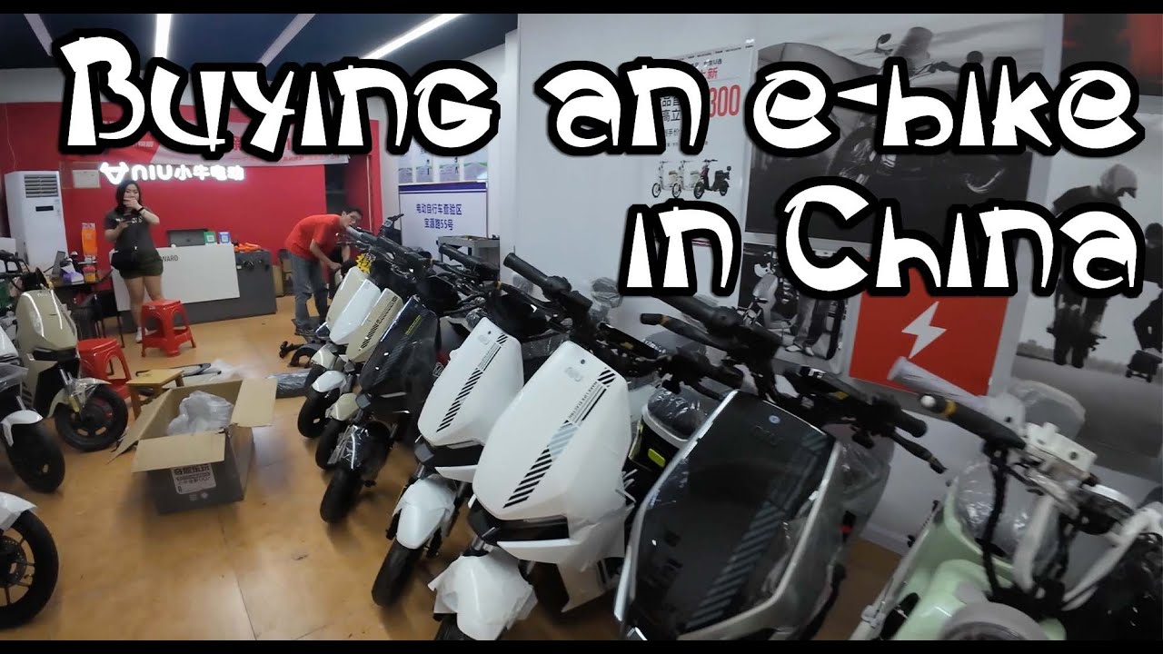 Buying an e-bike in China. Xiao Niu UQI+ Pro. Not the cheapest electric ...