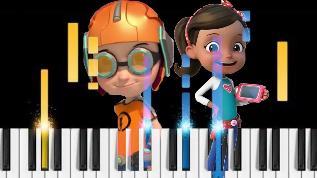 Rusty Rivets Theam song piano cover - YouTube