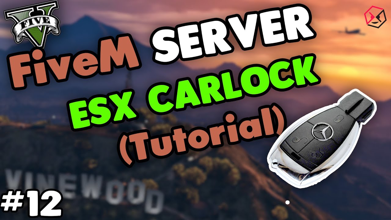 FiveM ESX CARLOCK installieren Tutorial | FiveM Server einrichten #12 | GTA5 RP | Auto ...