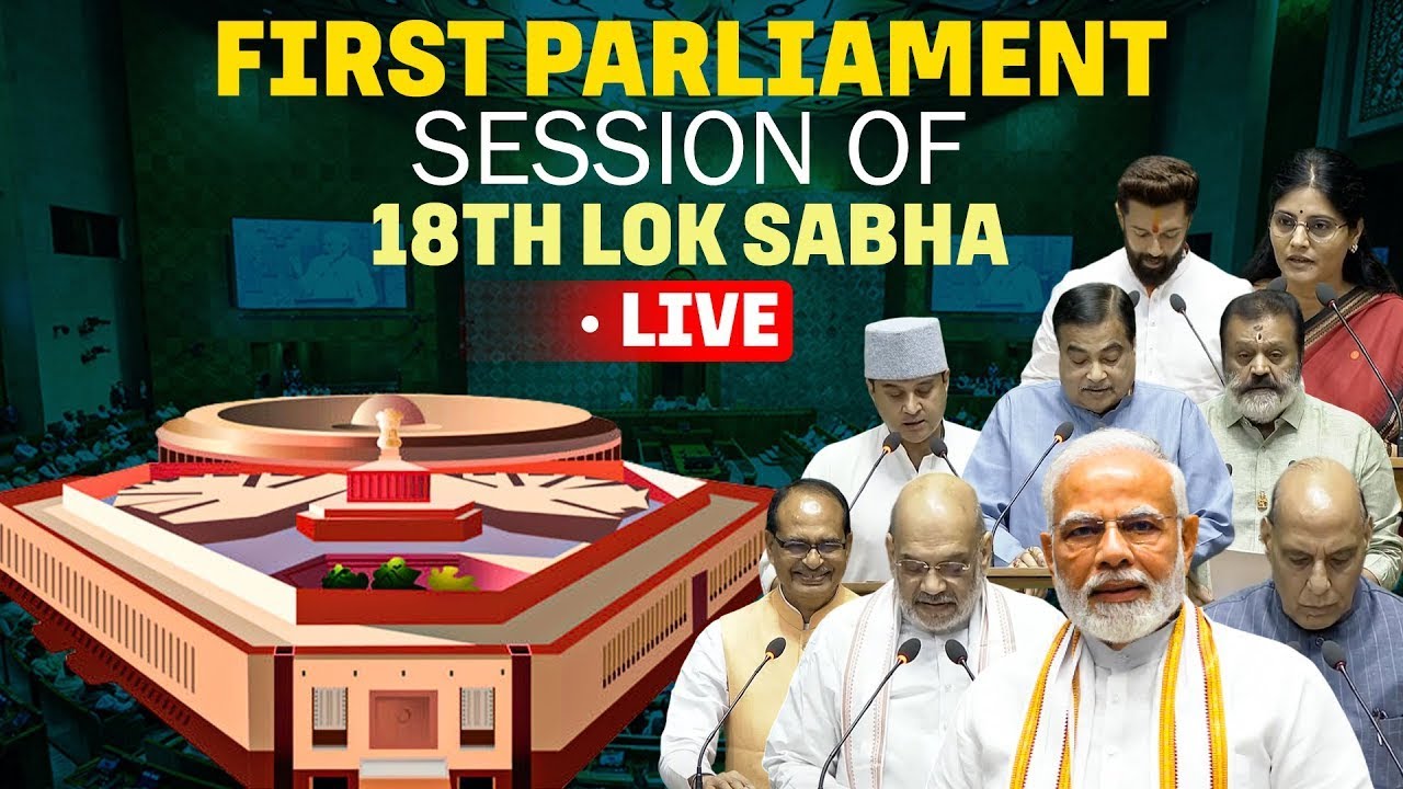 LIVE: Day-6 Of The Lok Sabha Session | 18th Lok Sabha Parliament ...