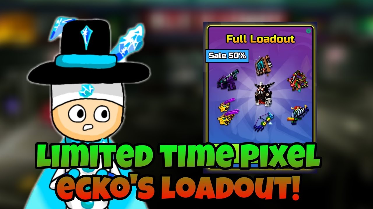 LIMITED TIME PIXEL ECKO'S LOADOUT IS INCREDIBLE! - Pixel Gun 3d - YouTube