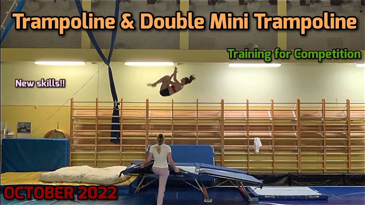 Double Mini Trampoline & Trampoline training | October 2022 ...