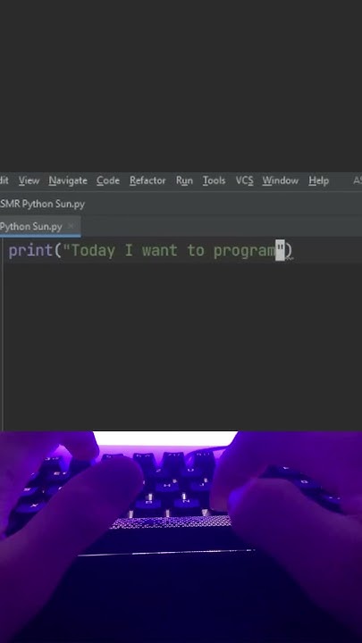 ASMR | Keyboard Sounds and programming in Python for your tingles - YouTube