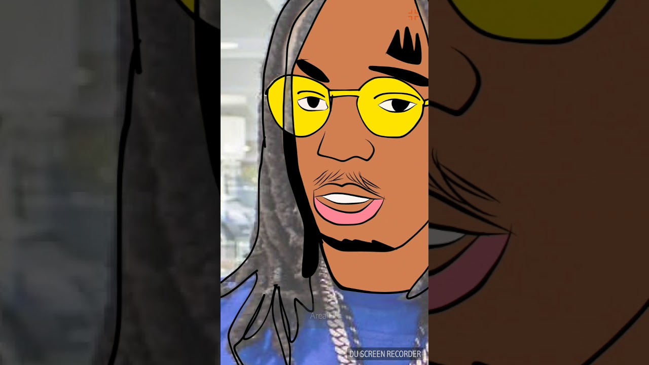draw quavo huncho with adobe draw illustrator - YouTube