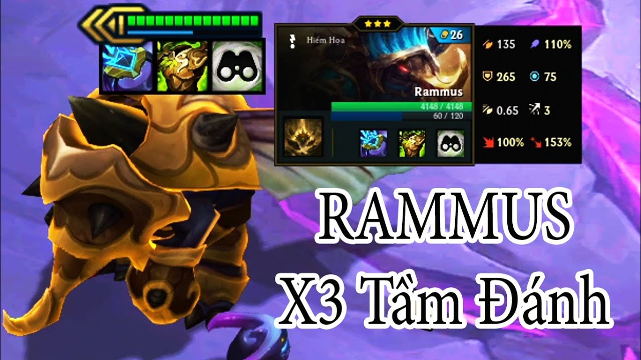 RAMMUS ⭐⭐⭐ RECON | SHORT HIGHLIGHT - TFT VN - YouTube